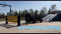 Hsj Heavy Duty Flexible Plastic Bollard Anti-Collision Traffic Barrier