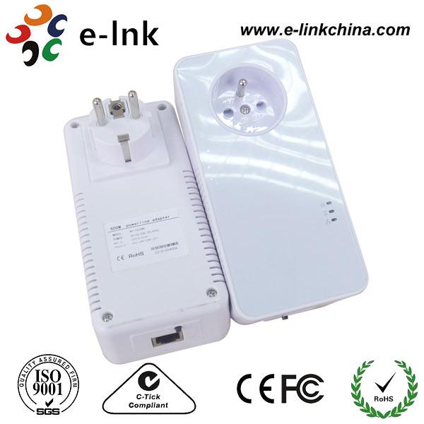 AC100V AC220V E link PoE Injector Adapter Powerline Ethernet Adapters