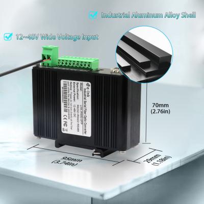 China DC12 - 48V Fiber Optic Modem Industrial Serial RS232 RS485 RS422 SFP Fiber Media Converter for sale