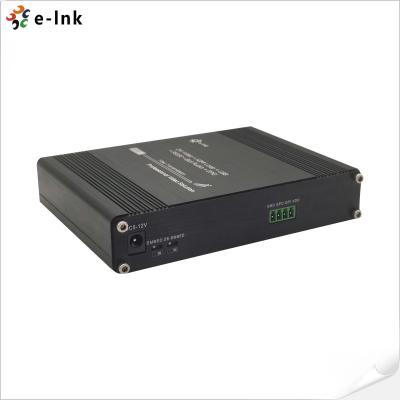 China 1Ch 1080P DVI Fiber Converter USB KVM 1Ch RS232 Bidi Stereo Audio for sale