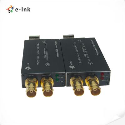 China Mini 12G SDI Fiber Converter 3840*2160@60Hz With Tally And RS485 for sale