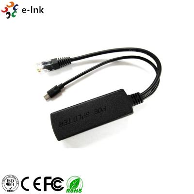 China Gigabit 5V 2A PoE Power Splitter RJ45 Male With Micro USB Port for sale