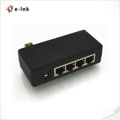 China IEEE802.3AF 802.3AT 4 Port Gigabit POE Injector Passive Power Supply for sale