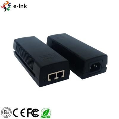 China 56VDC 35W PoE Injector Adapter 10 100 1000M Fully IEEE802.3af At Compliant for sale