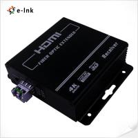 China EDID memory 4K HDMI Fiber Extender Built in ESD protection system for sale