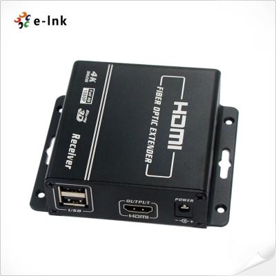 China OM3-300 Multi-Mode Fiber HDMI Extender with USB Keyboard & Mouse Support for sale
