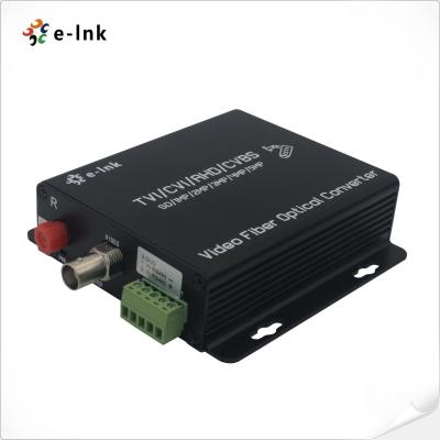 China Video Fiber Converter 1Ch 5MP HD-Video 4-In-1 Video Fiber Converter Fiber Media Converter for sale