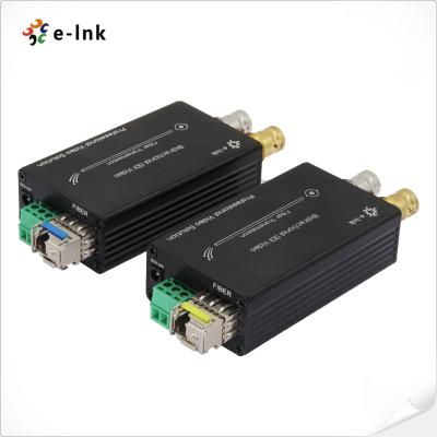 China Bidirectional 3G SDI Fiber Converter Single Mode 20km LC Fiber Connector for sale
