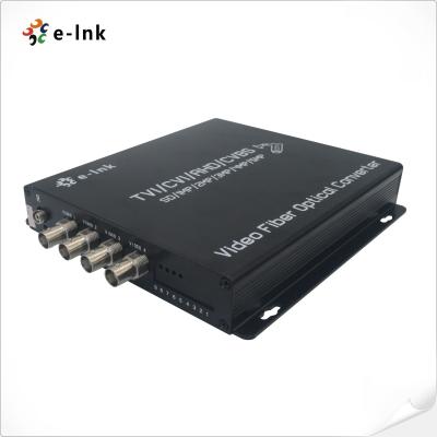 Cina 4 canali 5MP HD-AHD/HD-CVI/HD-TVI/CVBS Video Fiber Converter con RS485 in vendita