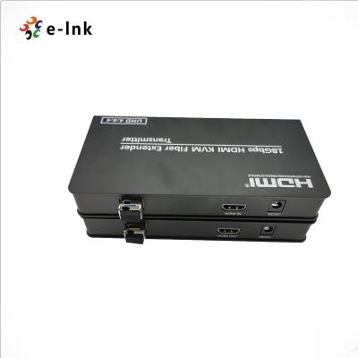 China 4K HDMI 2.0 KVM USB over Fiber Optic Extender for sale