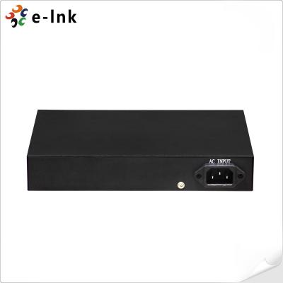 China 8 Port 10/100BASE-T 802.3at PoE To 2-port 100BASE-T Uplink Ethernet Switch 30W for sale