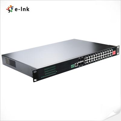 Chine Commutateur géré industriel L2+ 24 ports 10/100/1000T 802.3at PoE + 4 ports 1000X SFP à vendre