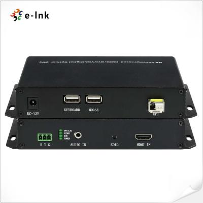 China 4K HDMI 2.0 KVM USB over Fiber Optic Extender for sale