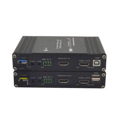 1Ch 1080P HDMI + 1Ch USB KVM + 1Ch RS232 + 1Ch 비디 스테레오 오디오 + 1Ch GPIO 파이버 확장기