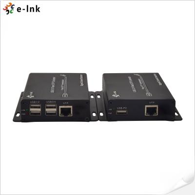 China Advanced 4-Port USB 2.0 Fiber/UTP Extender for Uninterrupted Connectivity for sale