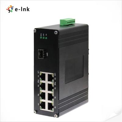 Китай LED Screen Ethernet Switch 8 x 10/100/1000M RJ45 порты к 1 порту 10G SFP+ волокна продается