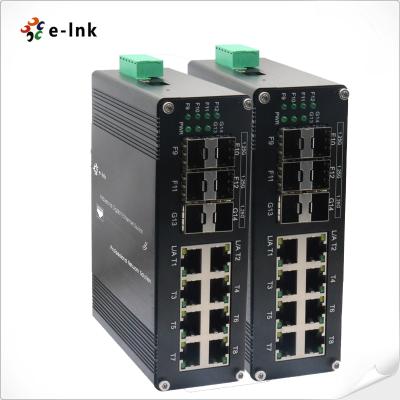중국 산업용 L2+ 8-포트 10/100/1000T + 6-포트 1000X SFP 관리 이더넷 스위치 판매용