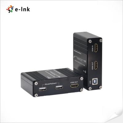 China Mini 4K/60Hz HDMI 2.0 KVM USB over Fiber Optic Extender for sale