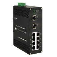 China Industrieller PoE-Switch mit 8-Port 10/100/1000T + 2-Port 1000BASE-X zu verkaufen