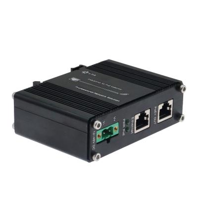 China 12~48V DC Power Input Industrial 5G PoE+ Injector for sale