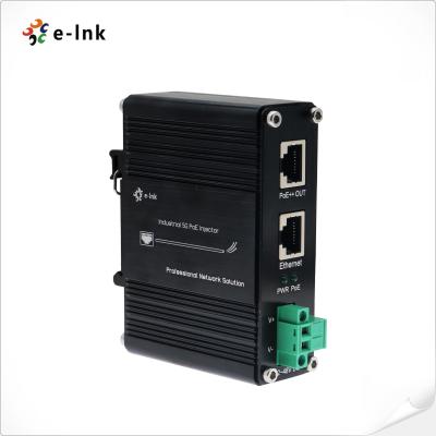 China 12~48V DC Power Input Industrial 5G 60W PoE Injector for sale