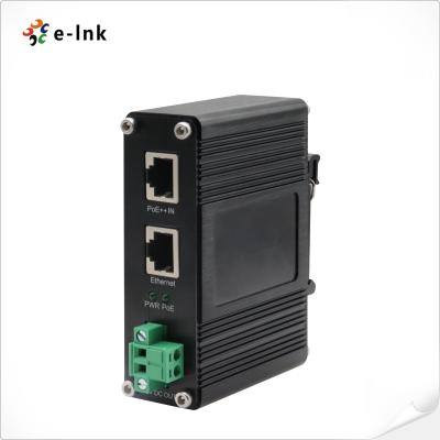 China Industrial 10/100/1000Mbps 802.3bt PoE++ Splitter Output Voltage 36VDC for sale