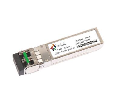 China 2.5Gb/s 20km SFP Transceiver (Multi-rate)Hot Pluggable, Duplex LC, +3.3V, 1310nm, DFB-LD, Single-mode, DDM for sale