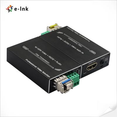 China Mini 4K HDMI Fiber Extender with RS232 & External Audio for sale