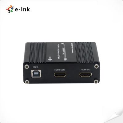 China Mini 4K 60Hz HDMI 2.0 KVM USB Optical Fiber Extender for sale