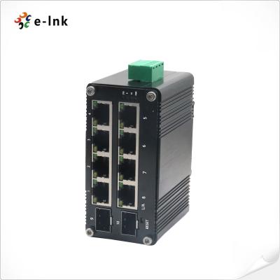 中国 マイクロマネージド 8-RJ45 + 2-SFP イーサネット スイッチ 販売のため