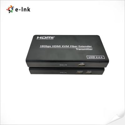 China 4K HDMI 2.0 KVM USB over Fiber Optic Extender for sale