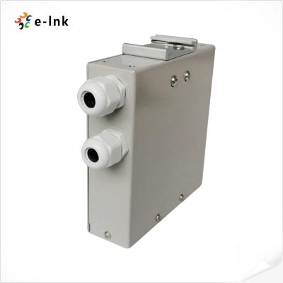 China 6 Ports DIN-Rail Fiber Splice Box for sale
