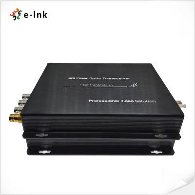 China 1Ch BIDI 3G-SDI Video + 2Ch Backward Analog Audio + 1Ch BIDI RS422 + 1Ch 100M Ethernet + 1Ch Backward Tally + 1Ch Backward Analog Tri-level Sync over Fiber Extender for sale