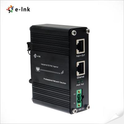 China 12~48V DC Power Input Industrial 5G 60W PoE Injector for sale
