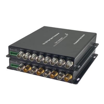 China 4-Channel 3G-SDI Fiber Converter with RS485 & Tally for sale
