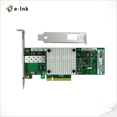 China PCI Express x8 Single Port SFP+ 10 Gigabit Server Adapter (Intel 82599EN Based) for sale