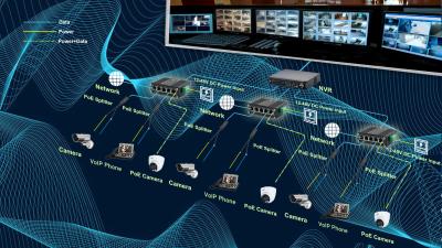Cina Mini Industrial Managed 4-Port 10/100/1000BASE-T 802.3at PoE + 1-Port 10/100/1000T Ethernet Switch in vendita