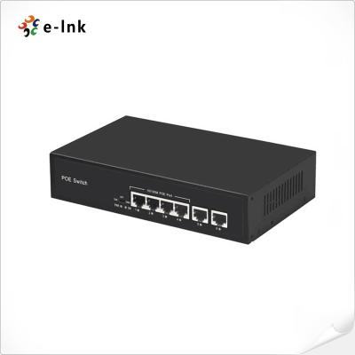 China 4-poort 10/100BASE-T PoE en 2-poort 100BASE-T Uplink Ethernet Switch Te koop