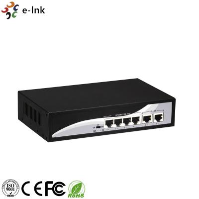 China 4-poort 10/100BASE-T PoE en 2-poort 100BASE-T Uplink Ethernet Switch Te koop