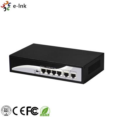 China 4-poort 10/100BASE-T PoE en 2-poort 100BASE-T Uplink Ethernet Switch Te koop
