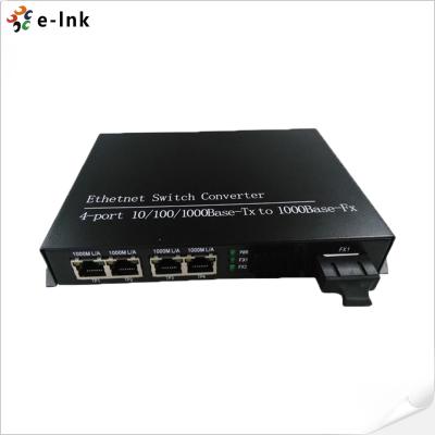 中国 4ポート 10/100/1000BASE-T + 1ポート 1000BASE-FX SFP イーサネット スイッチ 販売のため