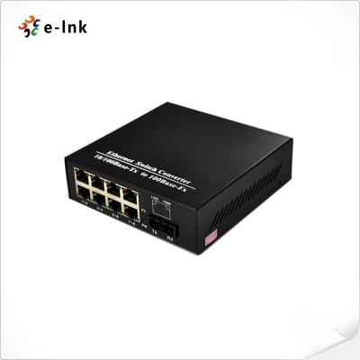 Chine Commutateur Ethernet fibre optique 8 ports 10/100Base-TX + 1 port 100Base-FX à vendre