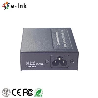 China 1x10/100BASE-T naar 2x100BASE-X SFP-mediaconverter met ingebouwde stroomtoevoer Te koop