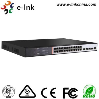 China 24 port Gigabit L2 managed switch for sale