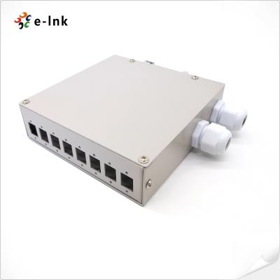China 8 Ports DIN-Rail Fiber Splice Box for sale