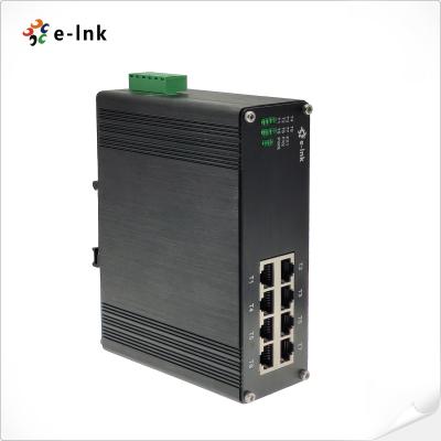 China Interruptor Ethernet de 8 puertos industriales 10/100/1000BASE-T (PoE+) no gestionado en venta