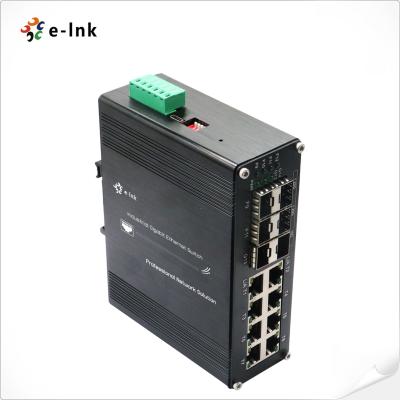 중국 산업용 L2+ 8-포트 10/100/1000T + 4-포트 1G SFP + 2-포트 10G SFP+ 관리 이더넷 스위치 판매용