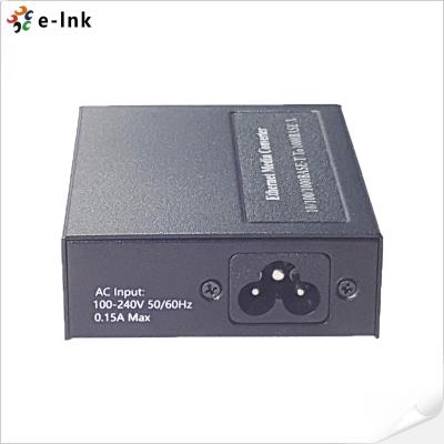 China 2x10/100/1000BASE-T naar 1x100/1000BASE-X SFP-mediaconverter met ingebouwde voeding Te koop