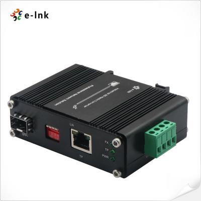 China Mini Industrial Media Converter 12~48VDC Terminal Block Power Input Extensive LED Indicators for Network Diagnostics for sale
