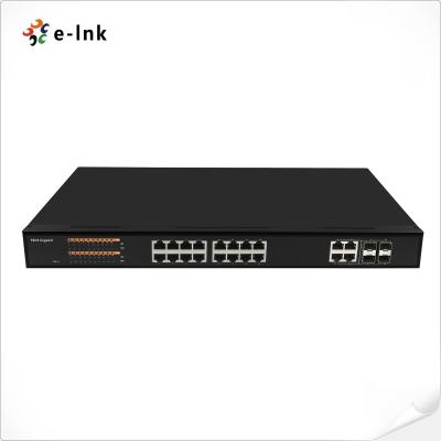 Cina Gestione di 16-Port 10/100/1000T 802.3at PoE + 4-Port 100/1000 SFP Combo Ethernet Switch in vendita